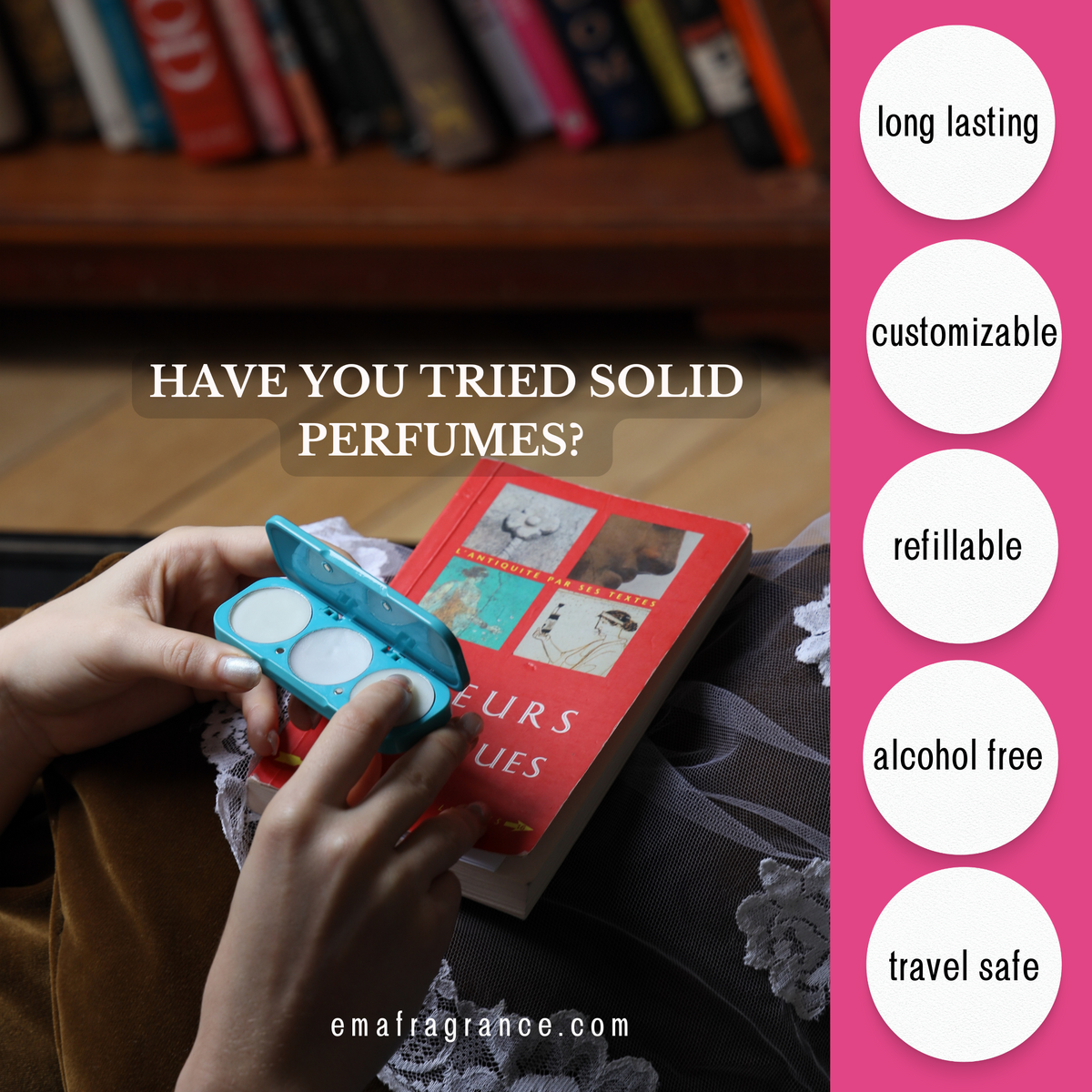 Iris - Solid Fragrance Pod - 2g - perfume refill | ēma fragrance – Ema ...